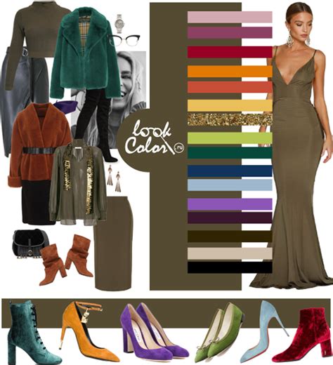 С каким цветом сочетается оливковый цвет в одежде для женщин фото 2022