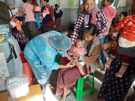 အရာတော်မြို့နယ်အတွင်းရှိ အသက် ၂ လမှ ၁၀ နှစ်ကလေးများကို ပုံမှန်ကာကွယ်ဆေးတိုက်၊ ဆေးထိုးခြင်းလုပ