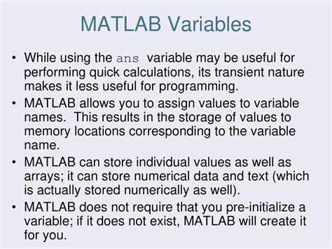 Part 1 Chapter 2 Matlab Fundamentals Ppt Download