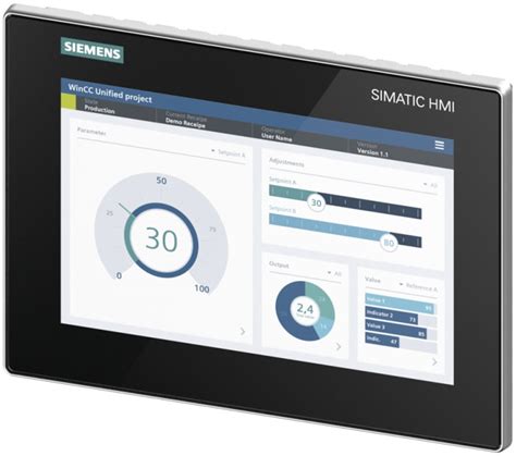6av2128 3kb06 0ax1 Siemens Siemens Simatic Series Mtp1000 Unified Comfort Hmi Panel 10 1 In