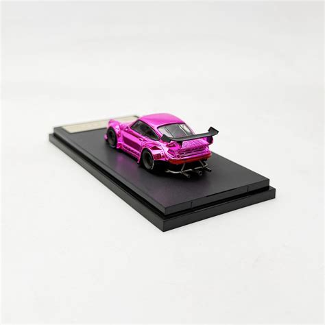Star Model 164 Porsche Rwb 930 Chrome Pink Purple Diecast Car