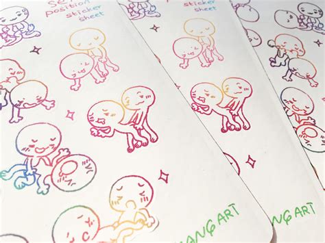 Sex Position Stickers Sheet Planning Sticker Etsy Singapore