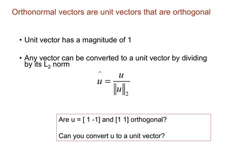 Solved Orthonormal Vectors Are Unit Vectors That Are Chegg Com