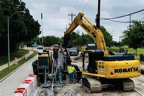 Hdd In Tight Constraints In Plano Texas Trenchless Technology