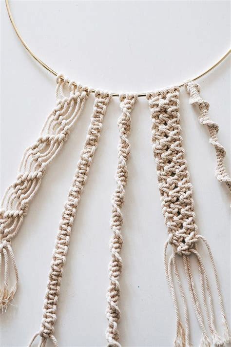 Learn How To Make Basic Macrame Knots With This Step By Step Guide Macrame Diy Crafts