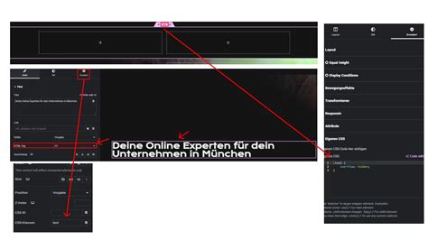 gsap integration in der hero section mit elementor