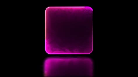 Looping Glowing Square Neon Frame Effect Black Background 38455035 Stock Video At Vecteezy