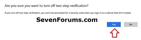 Microsoft Account Two Step Verification Turn On Or Off Tutorials