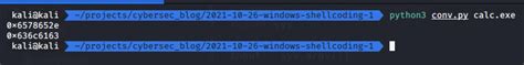 Windows Shellcoding Part 1 Simple Example Cocomelonc