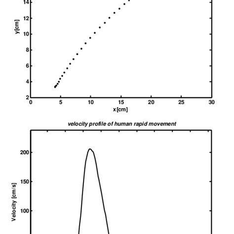 Sample Of The Trajectory And The Velocity Profile Of A Typical Download Scientific Diagram
