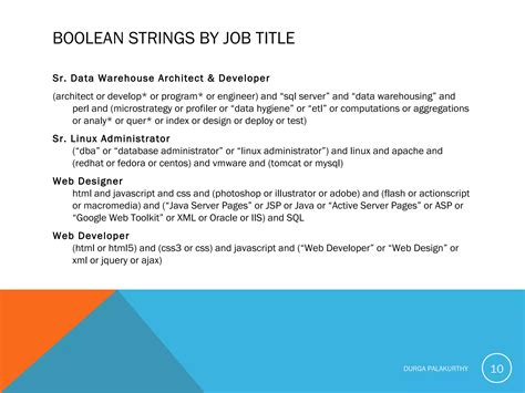 Boolean Search A Basic Level For Internal Kt Reference Material Ppt