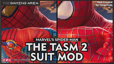 Tasm 1 Vs Tasm 2 Suit Mod Marvels Spiderman Pc Youtube