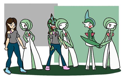 Gardevoirs Kiss By Virimarina On Deviantart