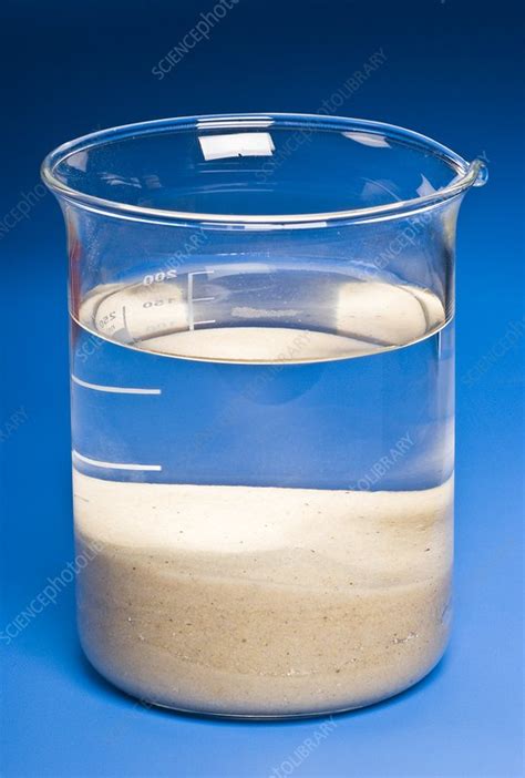 Sedimentation Experiment Stock Image C007 0875 Science Photo Library