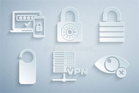 Set Server Vpn Lock Please Do Not Disturb Invisible Or Hide Safe Combination Lock Wheel And