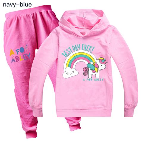 أ للأولاد والبنات ، سويت شيرت غير رسمي ، بنطال بدلة ، مجموعة ملابس