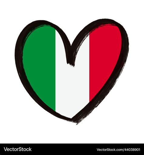 Italian Flag Clip Art Vector