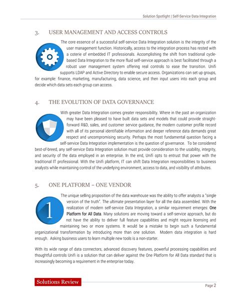 The Five Essential Elements Of Self Service Data Integration 0816 Pdf