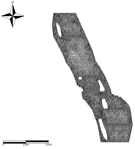 Finite Elements Mesh For The Hydrodynamic Model Hydrodynamic