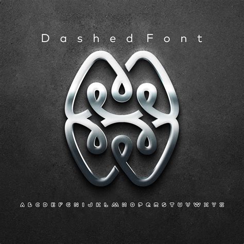 Ply Dashed Font Dashed Svg Cricut Silhouette Font Stitched Letters
