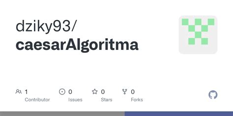 Github Dziky93caesaralgoritma
