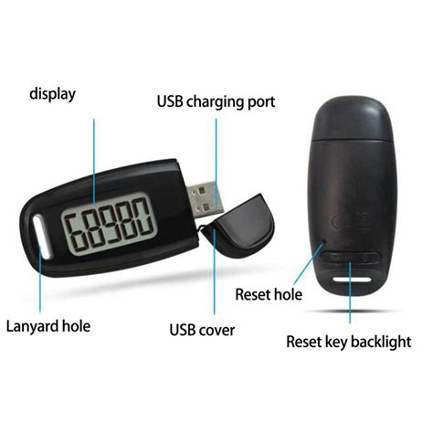 Simple Step Counter Walking 3d Pedometer With Rech Vicedeal