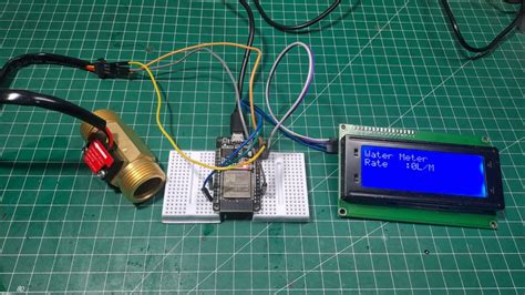 Cara Mengakses Water Flow Sensor Yf B6 Menggunakan Esp32 Atau Arduino Interface Lcd 20×4 I2c