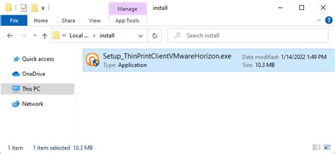 Installing And Running Thinprint Client For Vmware Horizon Thinprint