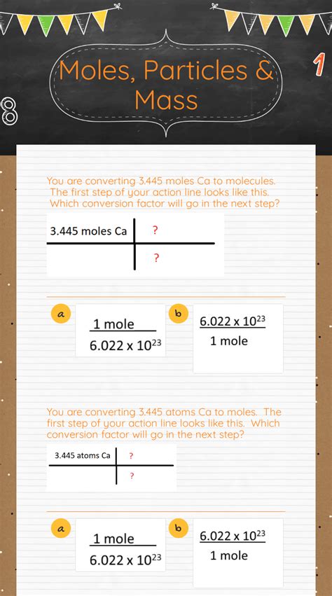 Mole Particle Conversion Worksheet Mole Conversion Worksheet Doc