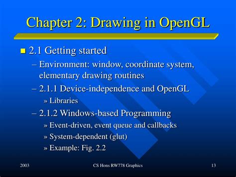Ppt Computer Graphics Fundamentals With Opengl Introduction And Basics Powerpoint