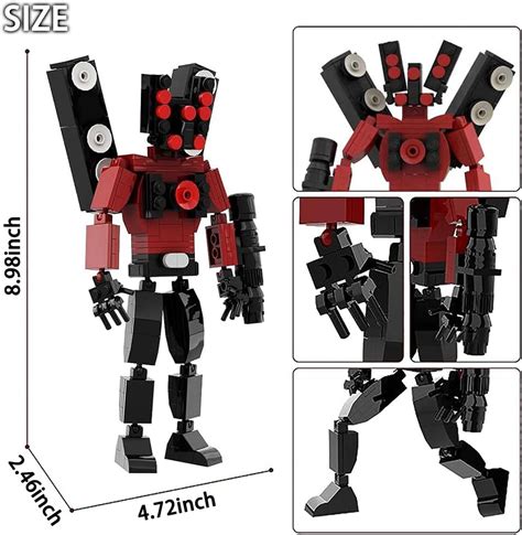 257pcs Toilet Figure Building Block Kit Toys Titan Speakerman Horror Game Model Toy Creative