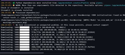 Unexpected Error Problem Community Cloud Streamlit