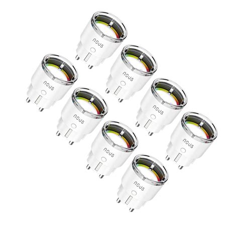 8x Nous A1t 16a 3680w Consumption Measurement Wifi Smart Socket Tasmota
