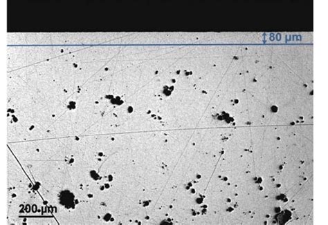Light Optical Microscope Image Of The Die Cast Sample Crosssection The