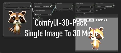 Comfyui 3d Pack单图转3d 汇智网