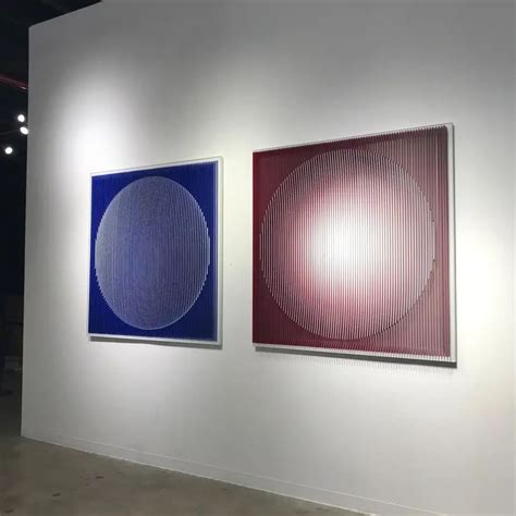 Jose Margulis Blue Convexity Red Concavity Kinetic Wall Sculpture By J Margulis Wall