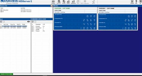 LAN Data Logging Network For Temperature Humidity Pressure And Air Speed Monitoring OTM