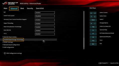 [notebook] Creating And Deleting Raid Array Official Support Rog Global