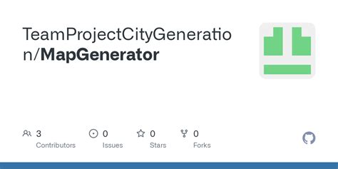 GitHub TeamProjectCityGeneration MapGenerator