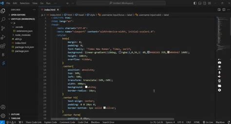 How I Created A Login Page With Html Css And Javascript Abhishek