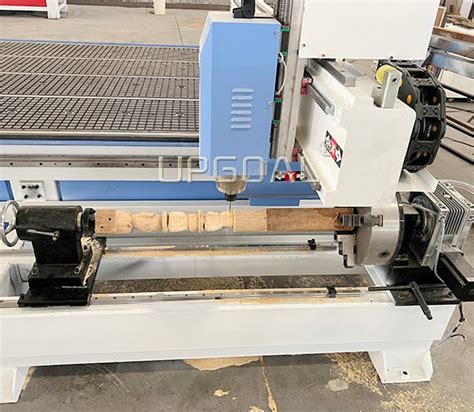 Large 4 Axis Rotary Axis 3d Woodworking Cnc Router Engraving Cutting Machine With Dsp A18e