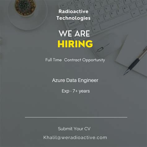 Vinod D On Linkedin Hiring Remotework Share Resume Azuredataengineer Azurecloud Azure