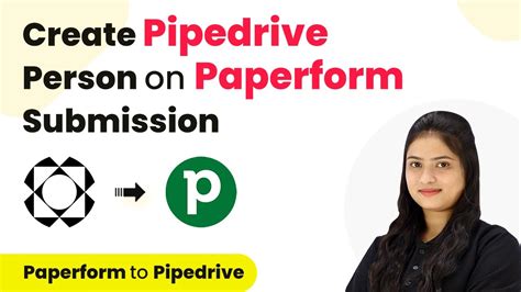 how to create pipedrive person on paperform submission using pabbly