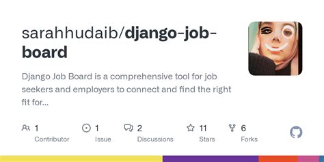 github sarahhudaib django job board django job board is a comprehensive tool for job seekers