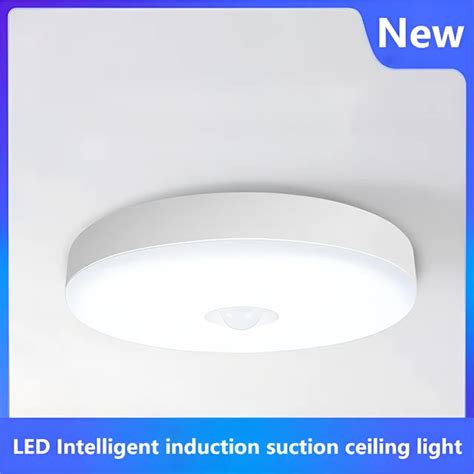 현대 Led 천장 조명 Pir 모션 센서 천장 램프 야간 조명 기구 입구 발코니 복도 Led 램프 40w50w Clikgo