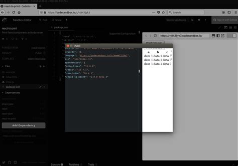 print window is not opening on firefox · issue 33 · matthewherbst react to print · github