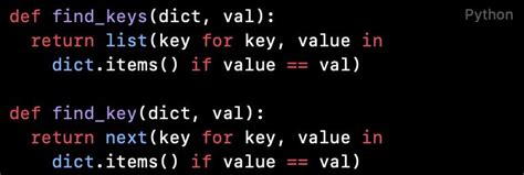 Python代码阅读（第59篇）：根据value查询字典key值 Felix Medium