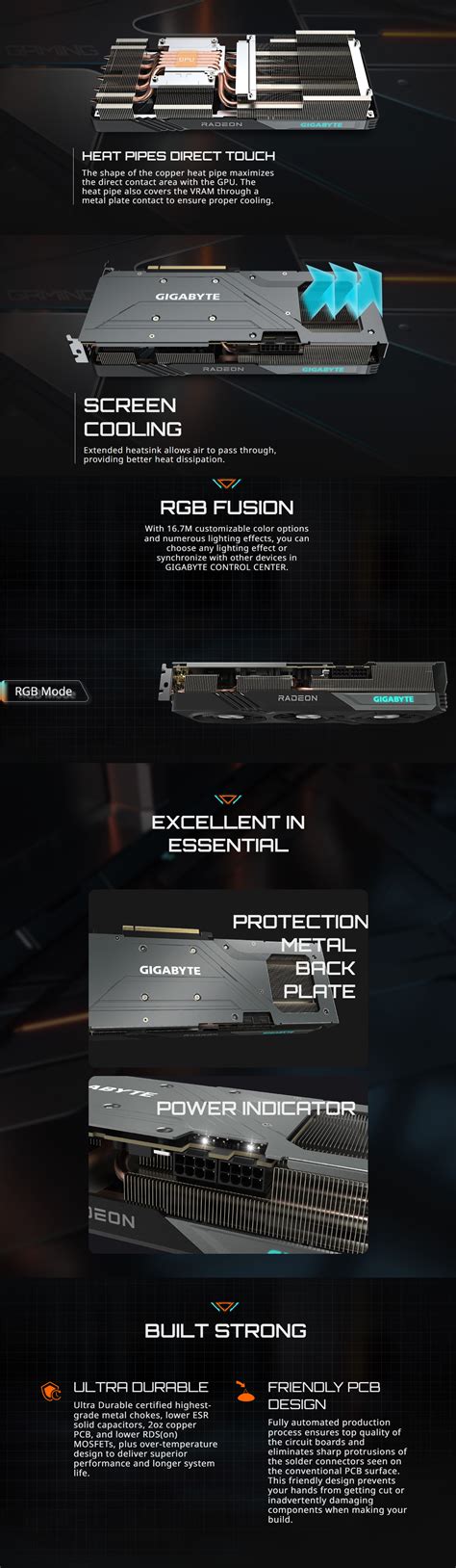 Gigabyte Radeon Rx Xt Gaming Oc G Graphics Card R Xtgaming Oc Gd Umart Com Au