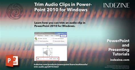 Trim Audio Clips In PowerPoint For Windows