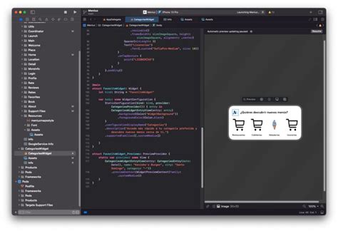 kevin morales en linkedin widgets swiftui widget iosdeveloper xcode meniuzapp foodies